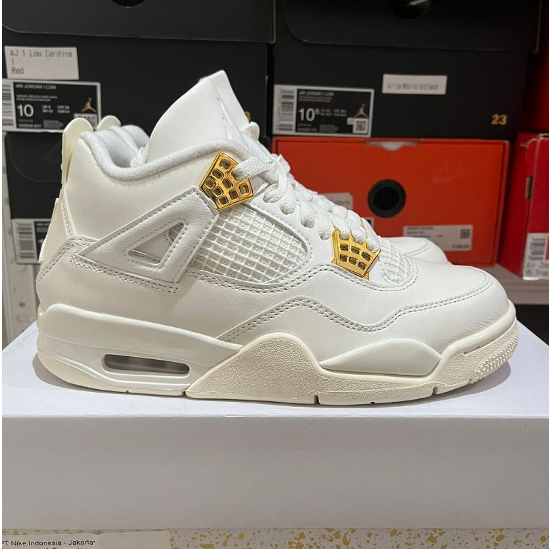 Jual AIR JORDAN 4 METALLIC GOLD | Shopee Indonesia