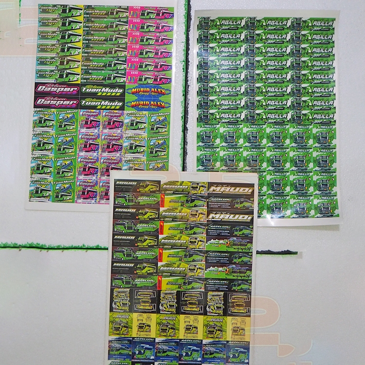 Jual Paket Stiker Vinyl Bus Basuri Tuan Muda dan Maudi (Dapat 3 Lembar ...