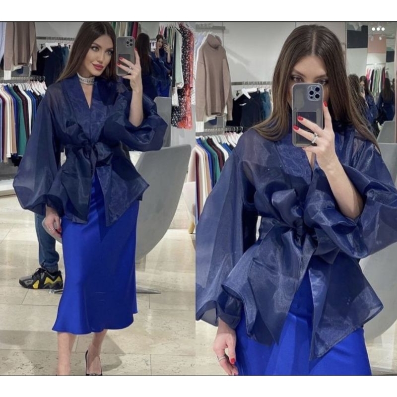 Jual Outer Organza fuzzie || Outer Organza Pesta || Outer Kondangan ...