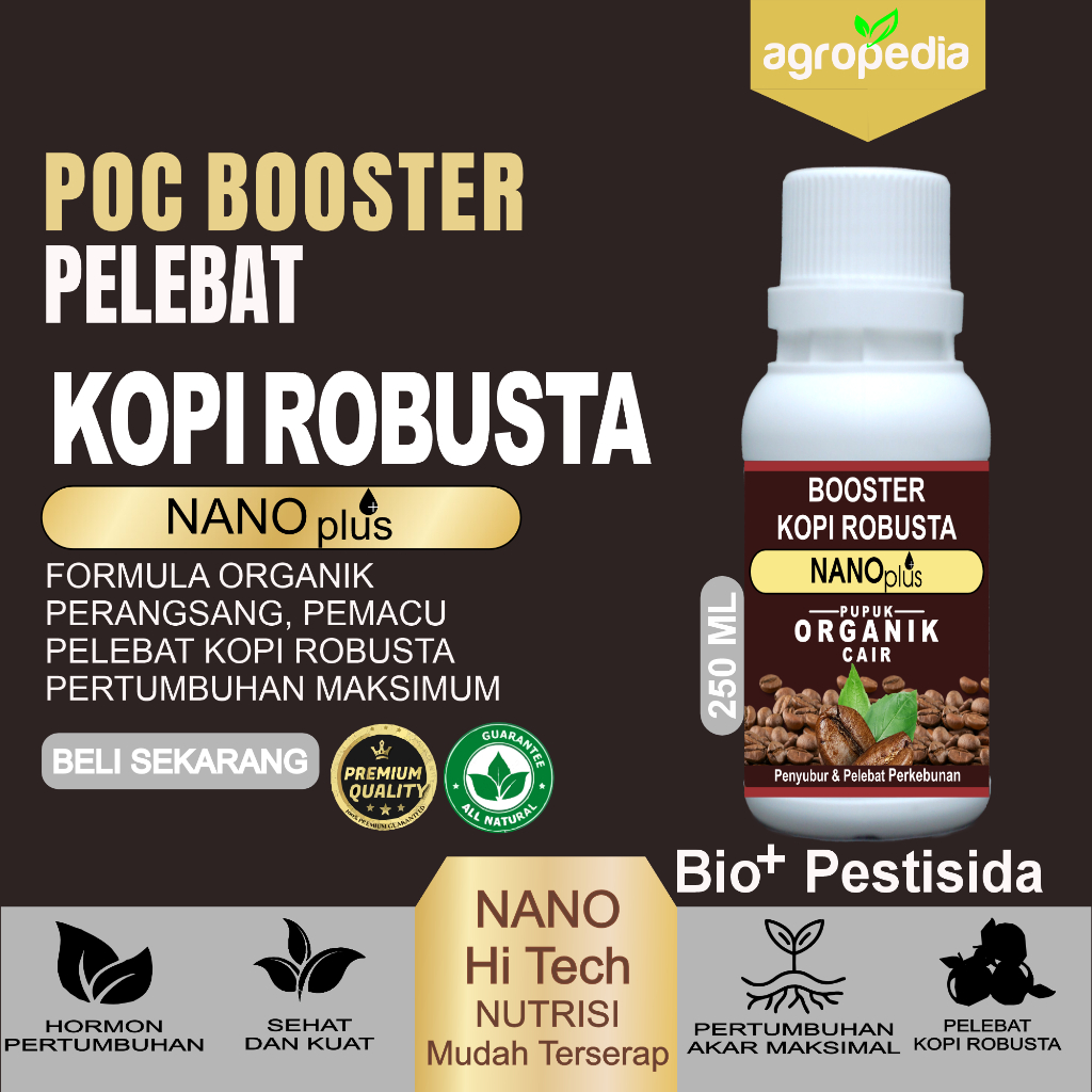 Jual AMINO BOOSTER Pupuk Kopi Robusta Cepat Berbuah, Perangsang Kopi ...