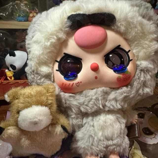 Jual [PO] Big Head Super Secret Raccoon Mata Air Mata Spesial Baby ...