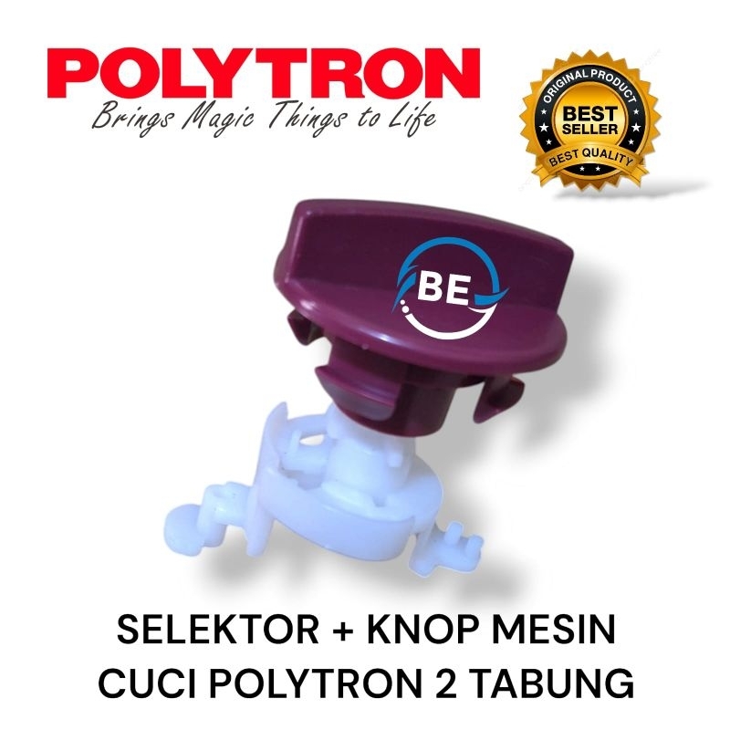 Jual 1 SET SELECTOR + KNOP MERAH PEMBUANGAN AIR MESIN CUCI POLYTRON 2 ...