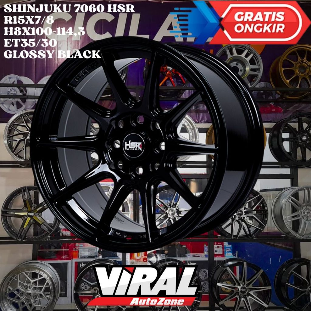 Jual Velg Mobil AVEGA , MOBILIO , FIESTA , BRIO , HSR SHINJUKU RING 15 R15 | Shopee Indonesia