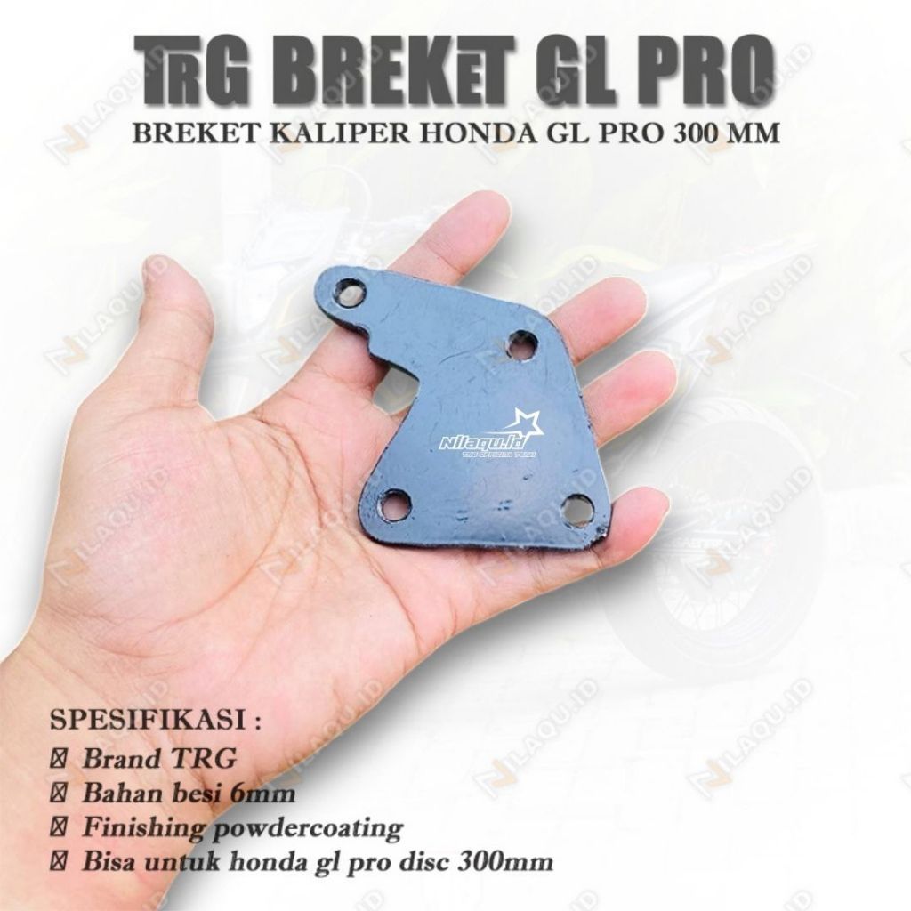 Jual Bracket kaliper gl pro nissin samurai 2 piston breket kaliper skok gl piringan cakram 300mm ...