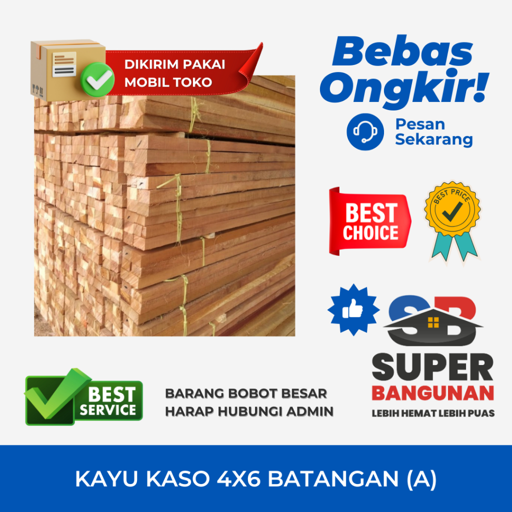 Jual KAYU KASO 4X6 BATANGAN (A) | Shopee Indonesia