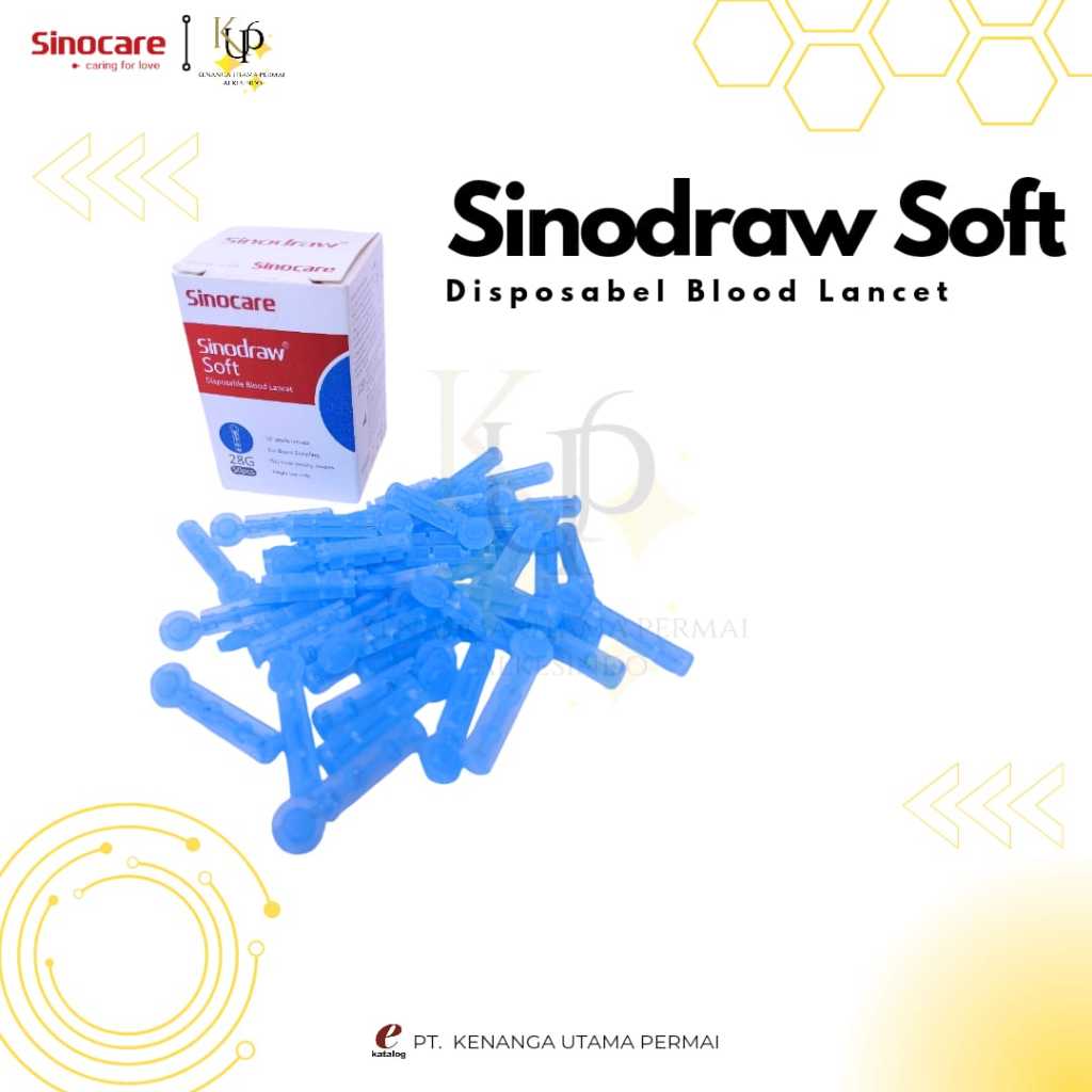 Jual Sinocare Sinodraw Blood Lancet 28G (50 pcs) | Shopee Indonesia