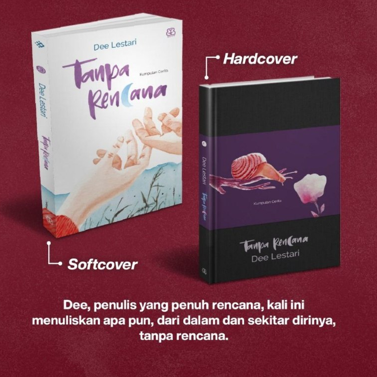 Jual Buku Tanpa Rencana Dee Lestari, Novel Dee Lestari, Kumpulan Cerita ...