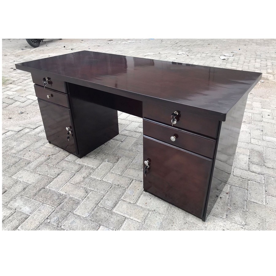 Jual Meja Kerja 1 Biro Luxury (Solid Wood) | Shopee Indonesia