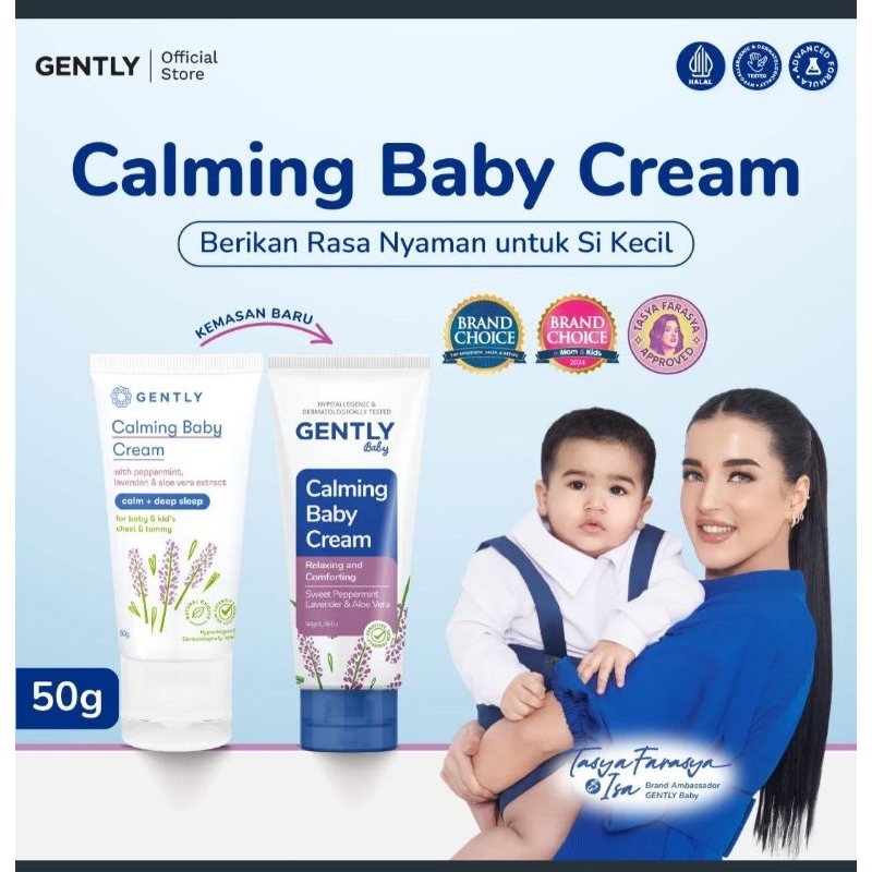 Jual Gently Calming Baby Cream 50gram (Kemasan Baru) | Shopee Indonesia