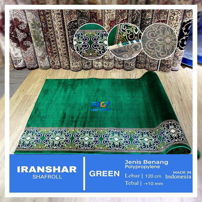 Jual Karpet Masjid | Iranshar | Kwalitas Standar - Lebar 120 cm | Shopee Indonesia