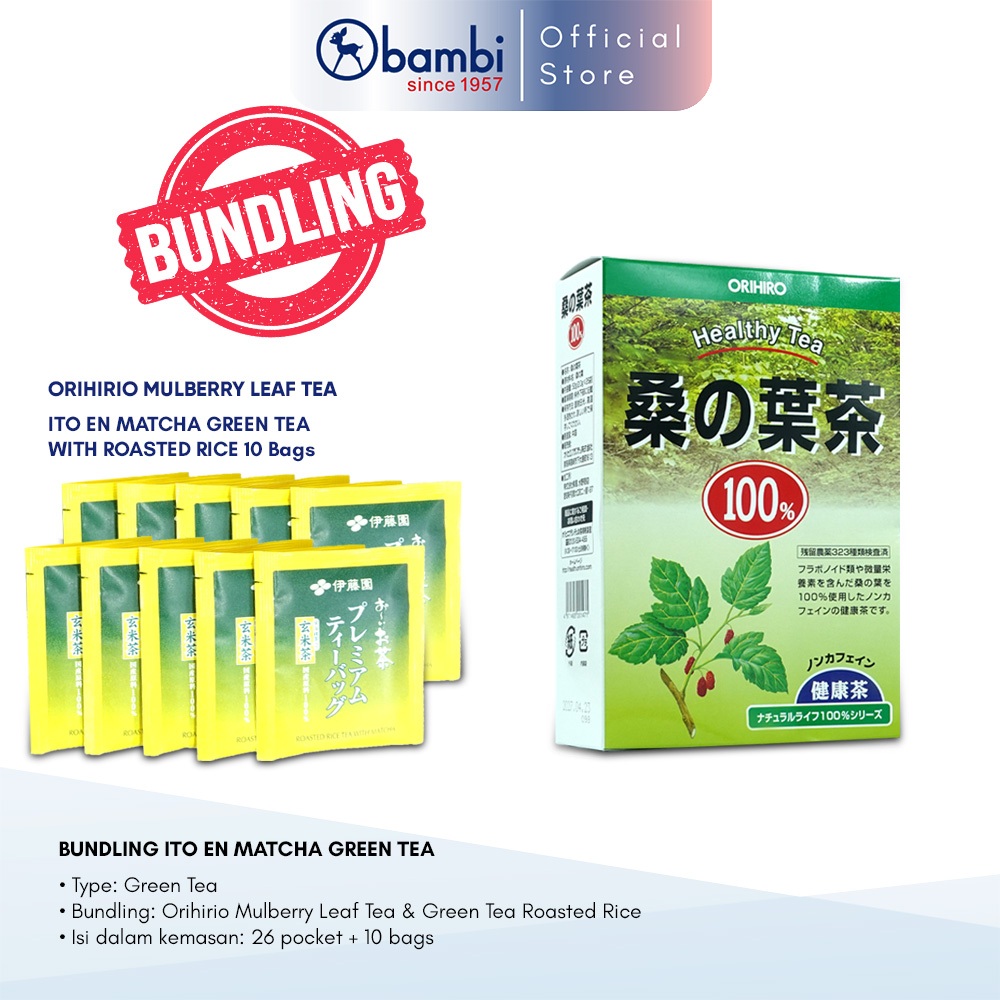 Jual Bundling ITO EN Green Tea Roasted Rice & Orihiro Mulberry Leaf Tea ...