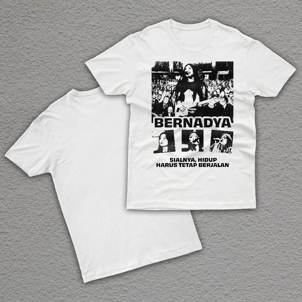 Jual Kaos Bernadya Desain Kekinian | Kaos Music Band Bernadya Bahan ...