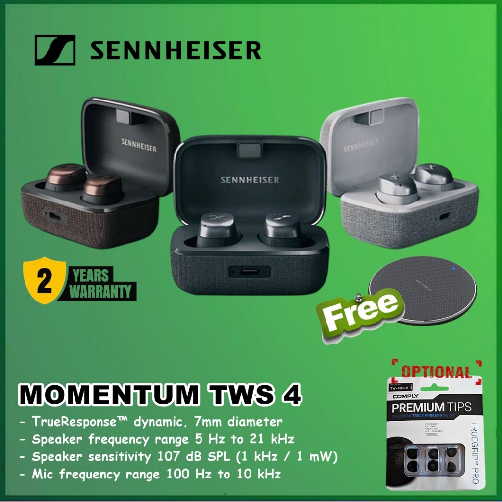Jual Sennheiser Momentum True Wireless 4 TWS 4 TWS4 MTWS4 ANC Earphones Earbuds | Shopee Indonesia