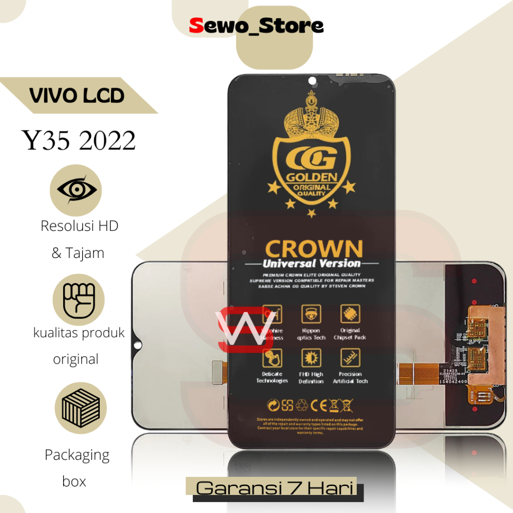 Jual LCD TOUCHSCREEN VIVO Y35 2022 ORIGINAL FULLSET COMPLETE | Shopee ...