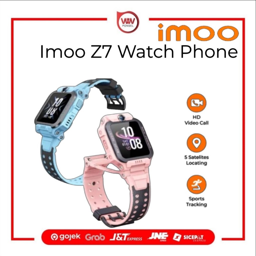 Jual IMOO Watch Phone Z7 Front & Rear Dual Camera With Flip-Structure ...