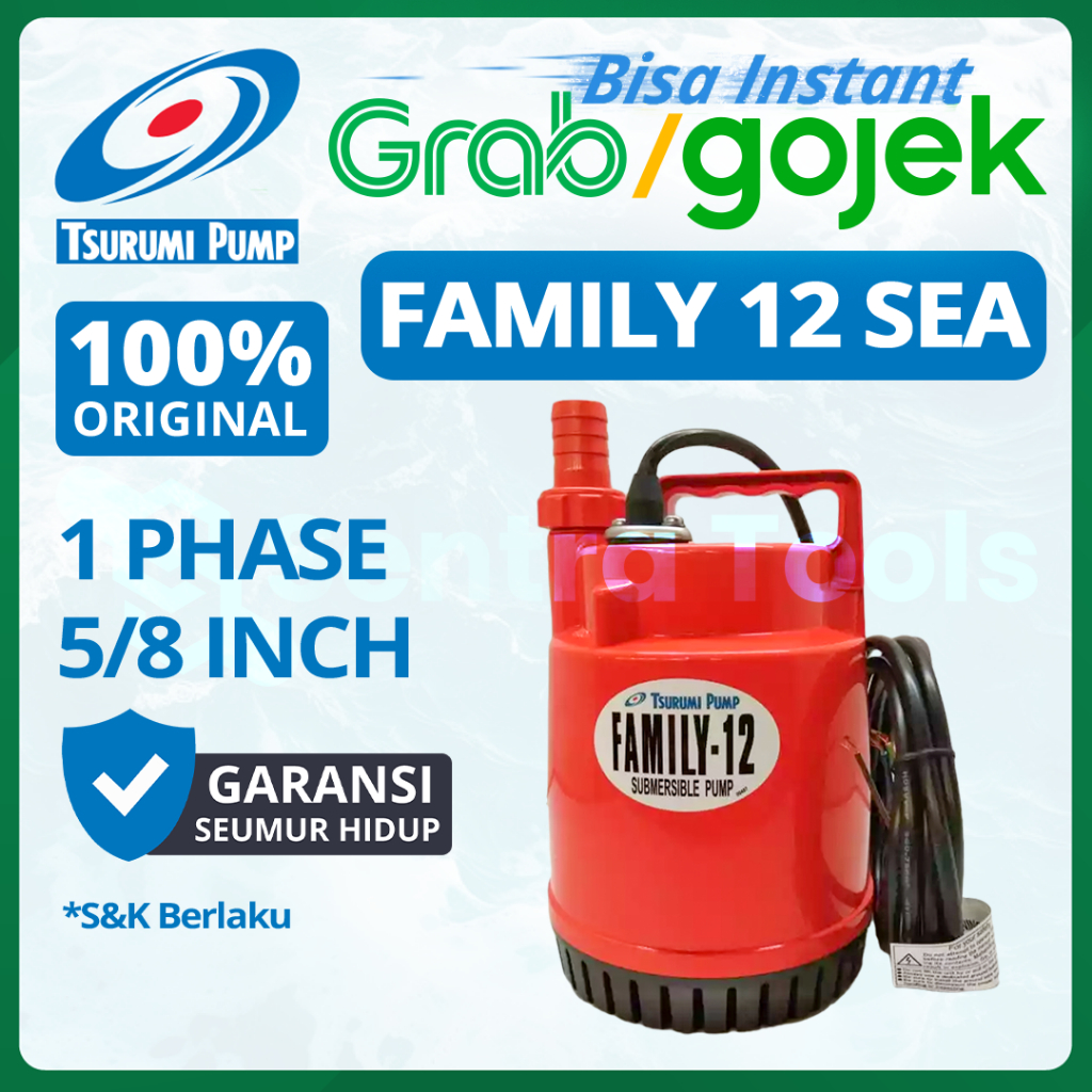 Jual Tsurumi Family 12 SEA Pompa Celup Drainase Submersible Untuk ...