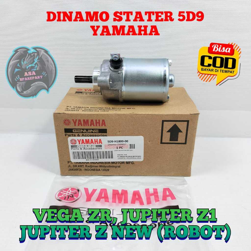 Jual Dinamo Stater 5D9 Motor Yamaha Vega ZR , Vega RR , Jupiter Z New ...