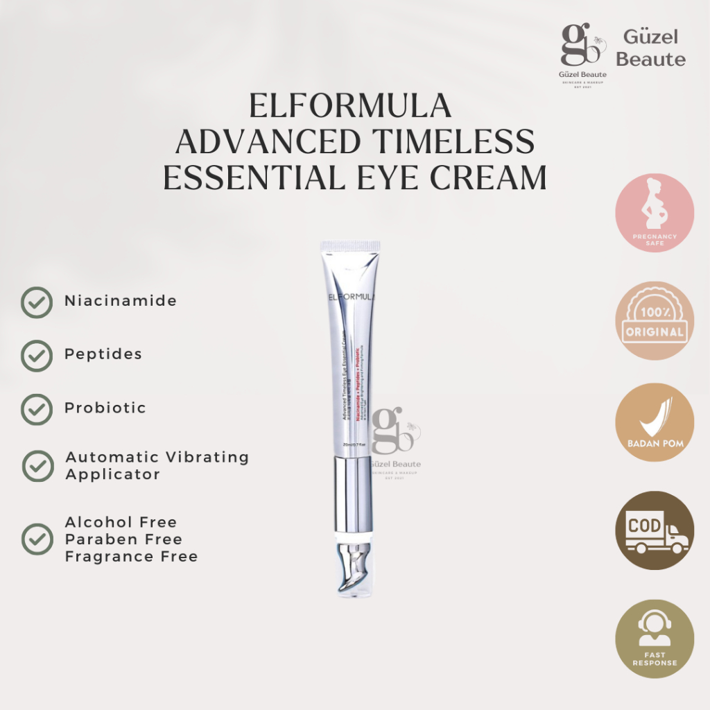 Jual Guzel ELFORMULA Advanced Timeless Essential Eye Cream | Shopee ...