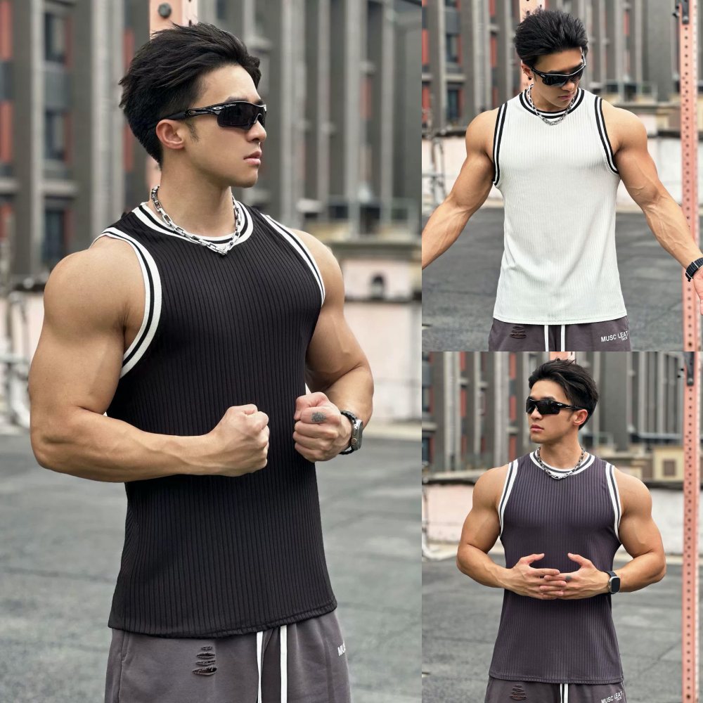 Jual SINGLET GYM PRIA TANK TOP FITNESS SPORT WEAR FASHION WEAR | Shopee ...