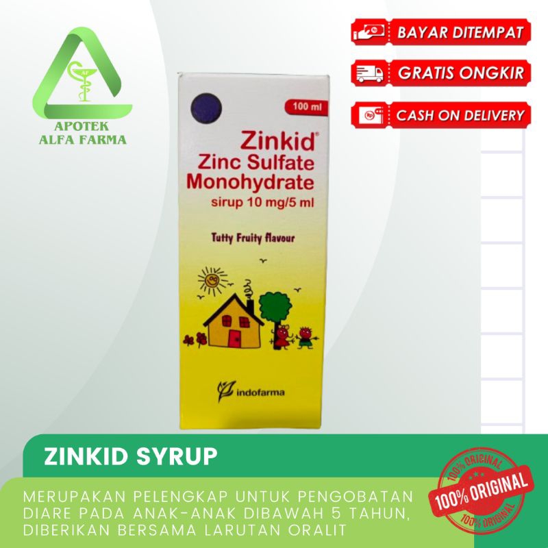 Jual ZINKID SYRUP 100 ML | Shopee Indonesia