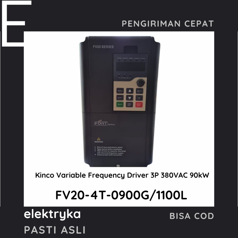 Jual FORT by Kinco Variable Frequency Driver VFD Inverter 3P 380VAC ...