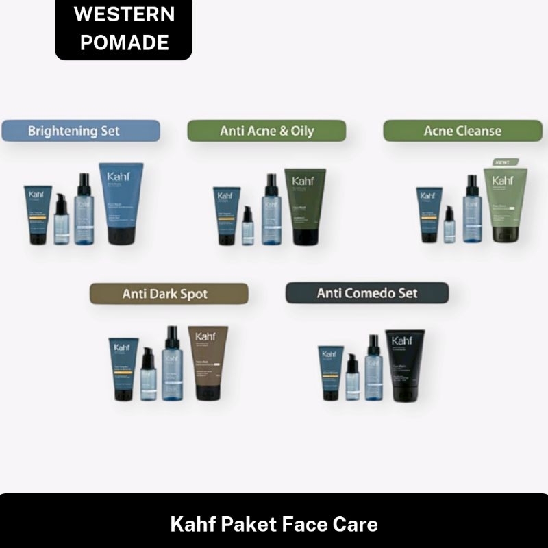 Jual Kahf Paket Face Care Full Set | Shopee Indonesia
