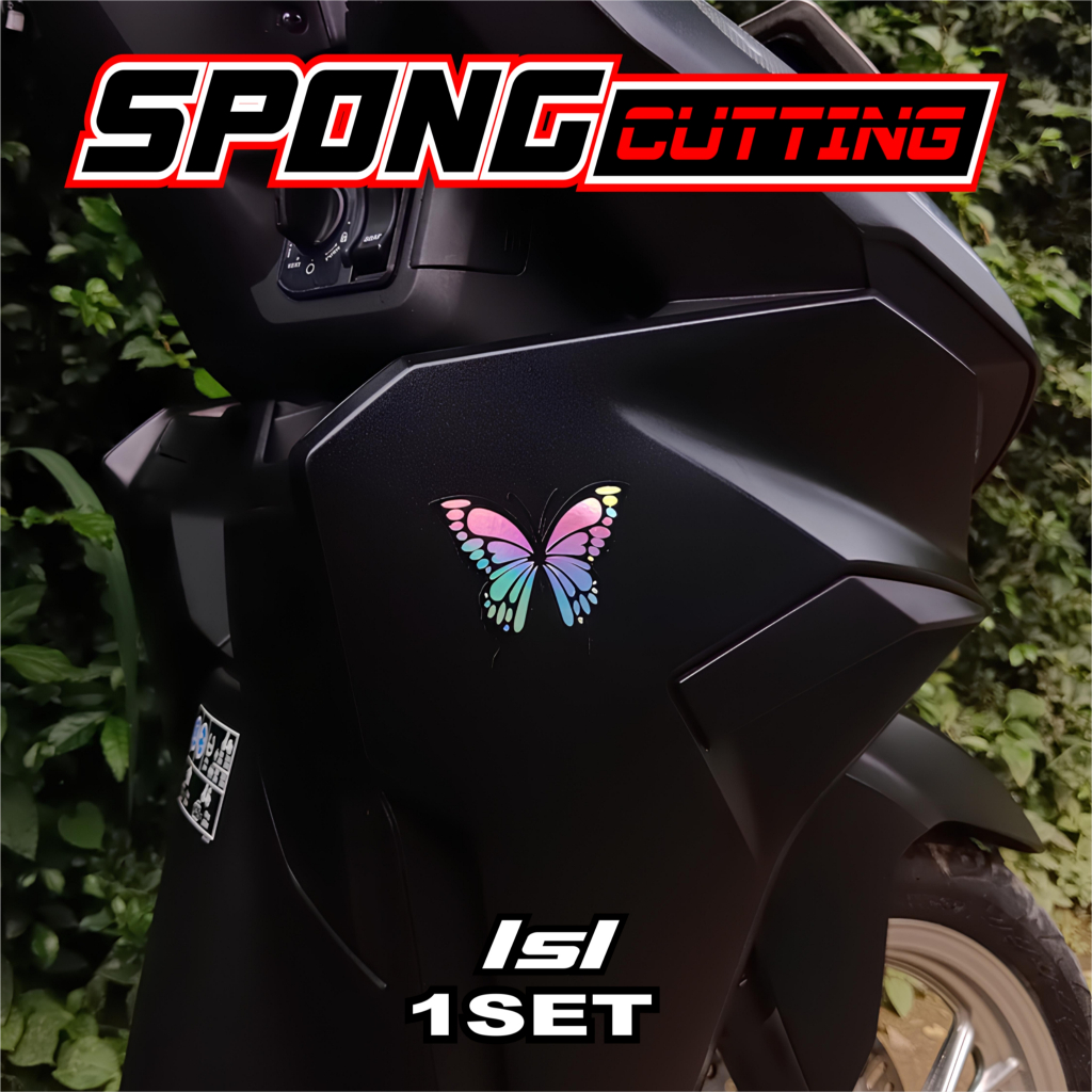 Jual Stiker Cutting Motor Viral Kupu Kupu Api Matic Duniawi PDL Sticker ...