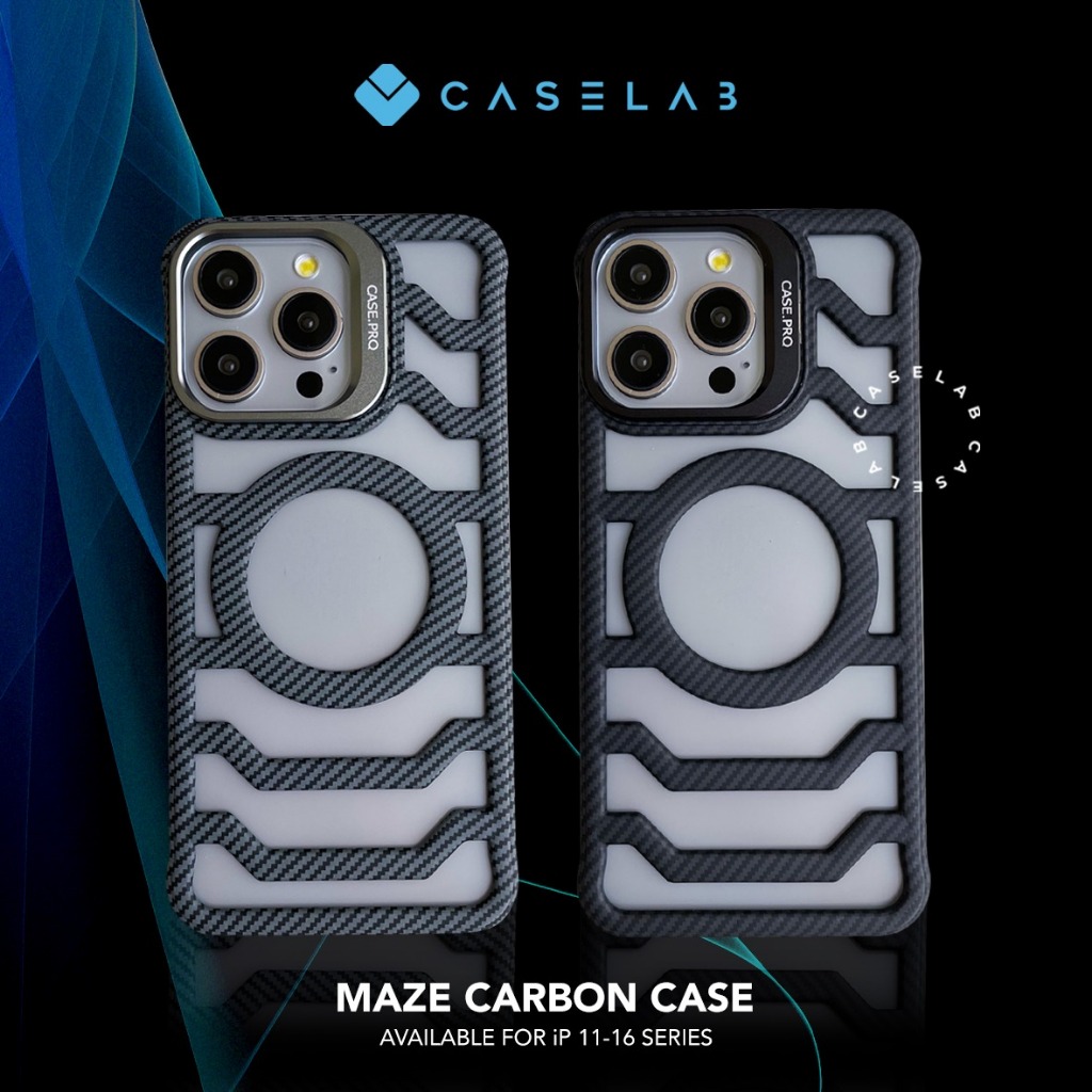 Jual CASELAB MAZE Carbon Case Standing camera HARDCASE IPH COMPATIBLE ...