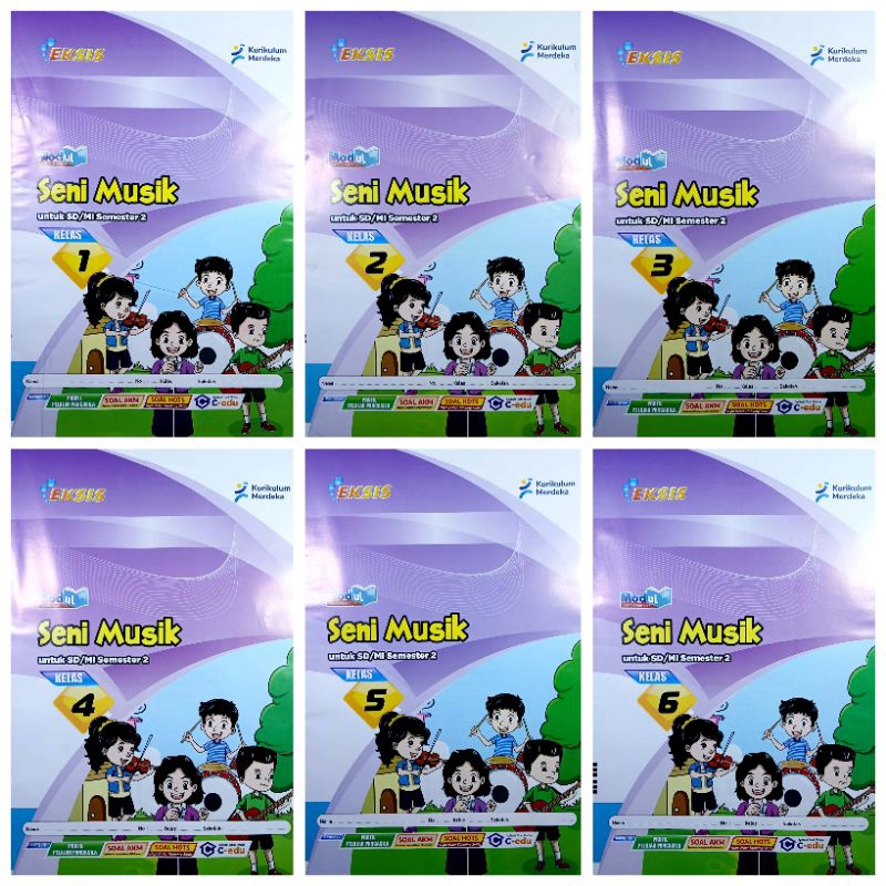 Jual BUKU LKS EKSIS SD MI SENI MUSIK KELAS 1 2 3 4 5 6 SEMESTER 2 GENAP 2024 / 2025 KURIKULUM ...