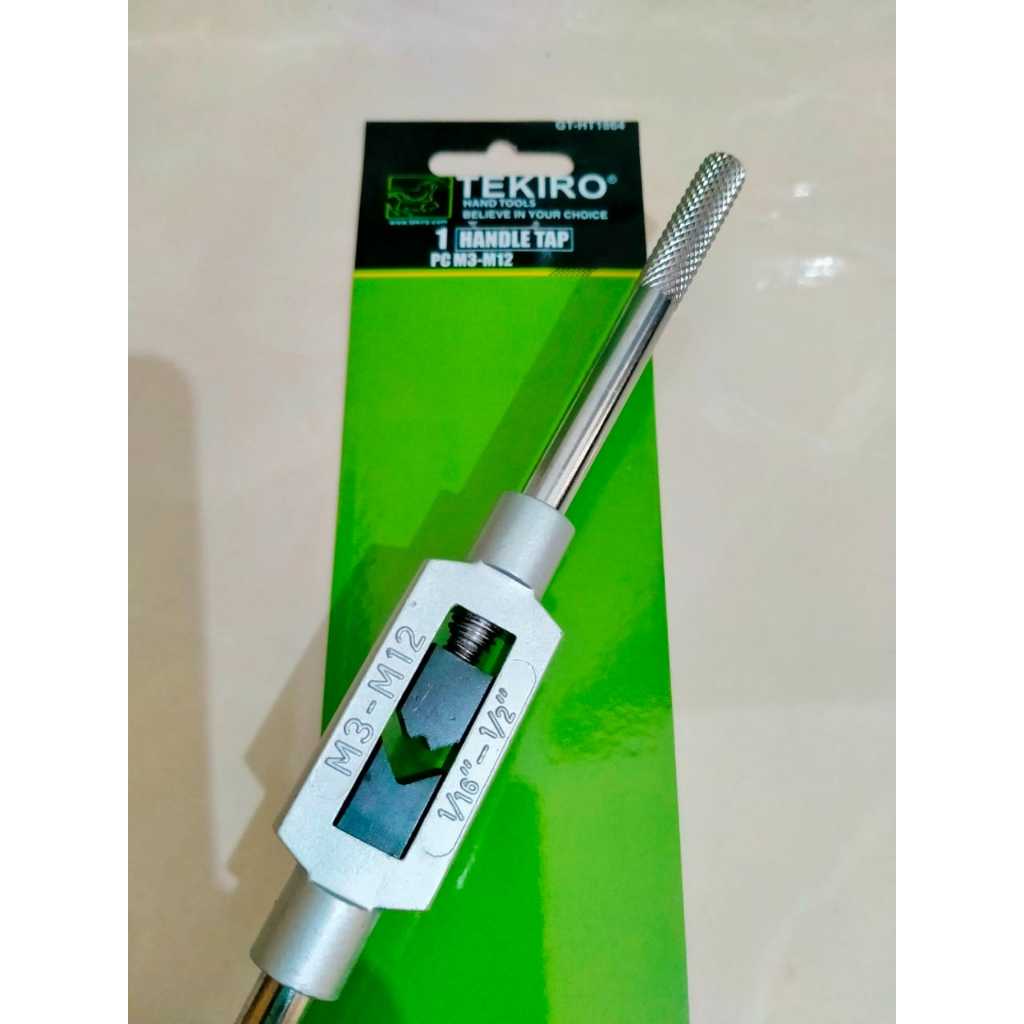Jual TEKIRO HANDLE TAP M3-M12 mm GAGANG TAP ORIGINAL HANDLE TAP BALIK STANG SCREW EXTRACTOR M3 ...