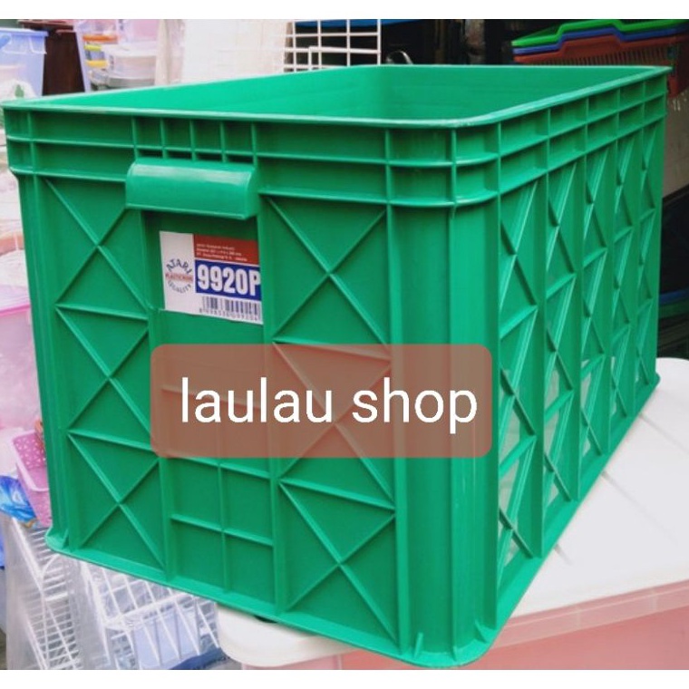 Jual Harga Bersahabat 63x41x38 Box Container 87 Liter Atari Green Leaf ...