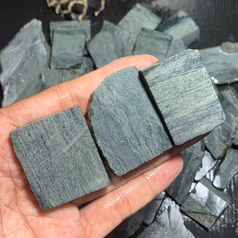 Jual Batu badar perak rintik /bahanan batu badar perak rintik/lempengan ...