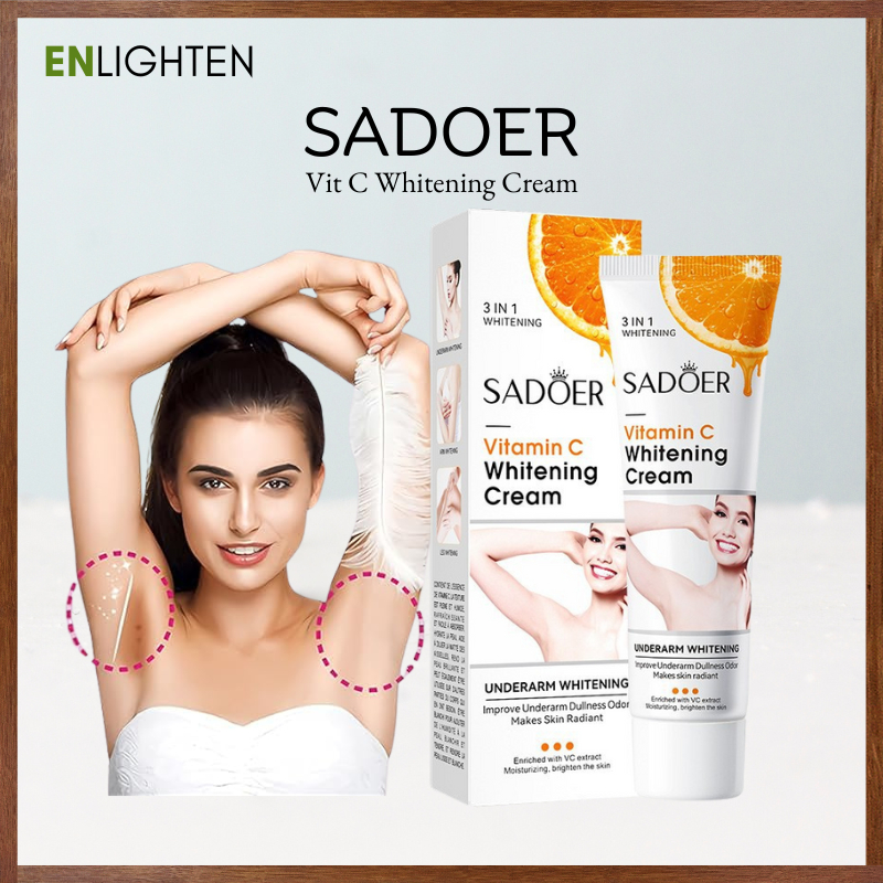 Jual SADOER Vitamin C Whitening Cream Underarm 50gr Krim Pemutih Alami Ketiak Badan Pantat SR017 ...