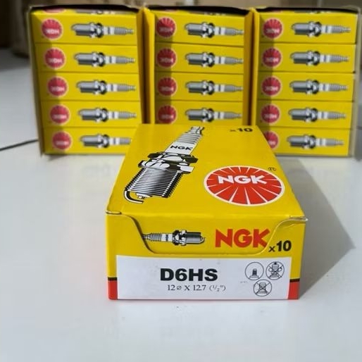 Jual Busi NGK D6HS Harga Perkotak Isi 10 Pcs motor C90 C70 S90 S90Z ...