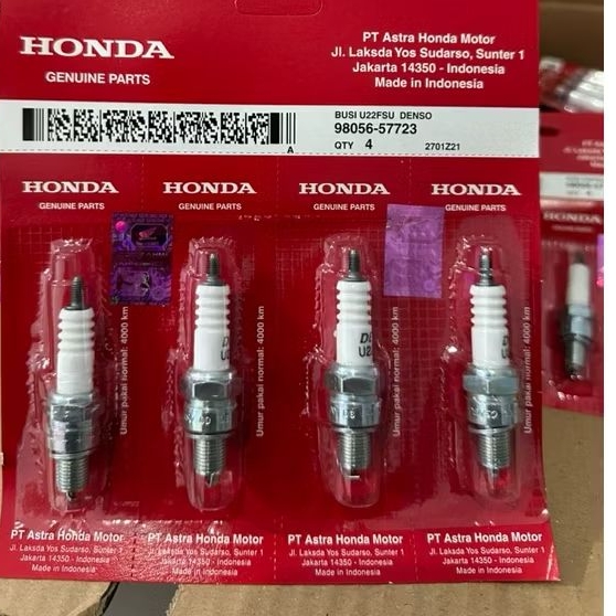 Jual Busi HONDA DENSO U22FSU U22 ( isi 1pcs) Motor Grand Supra Mio ...