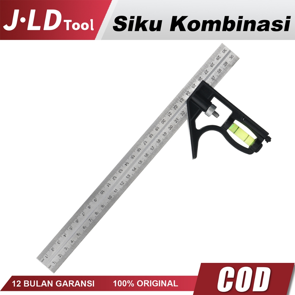 Jual JLD Penggaris Siku Tukang Multifungsi Penggaris Mistar Siku ...