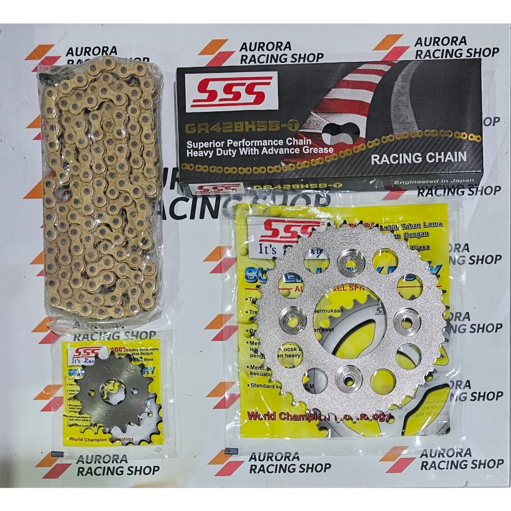 Jual GEAR SET SSS 428 SUPRA X 125 - SUPRA X 125 HELM IN - BLADE - REVO - SUPRA FIT NEW ...