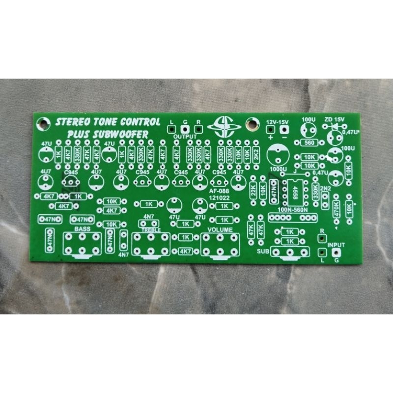 Jual PCB Stereo Tone Control Plus Subwoofer AF-088 | Shopee Indonesia