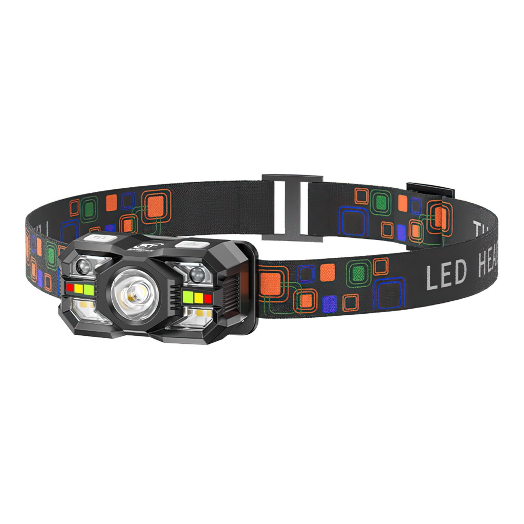 Jual Suksestech Senter Cas Kepala Sensor Headlamp LED 5 Mode ...