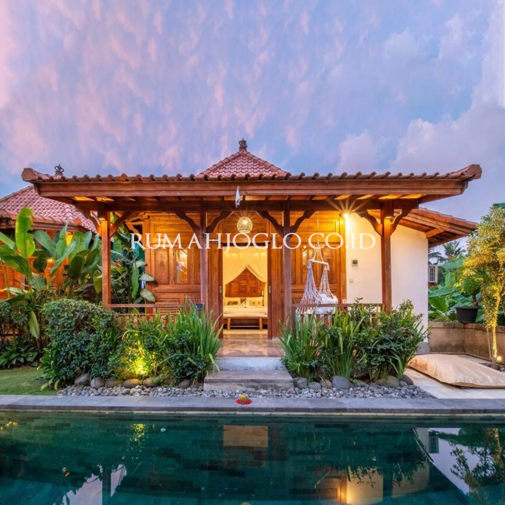 Jual Villa rumah Kayu Style Joglo Tradisional | Shopee Indonesia