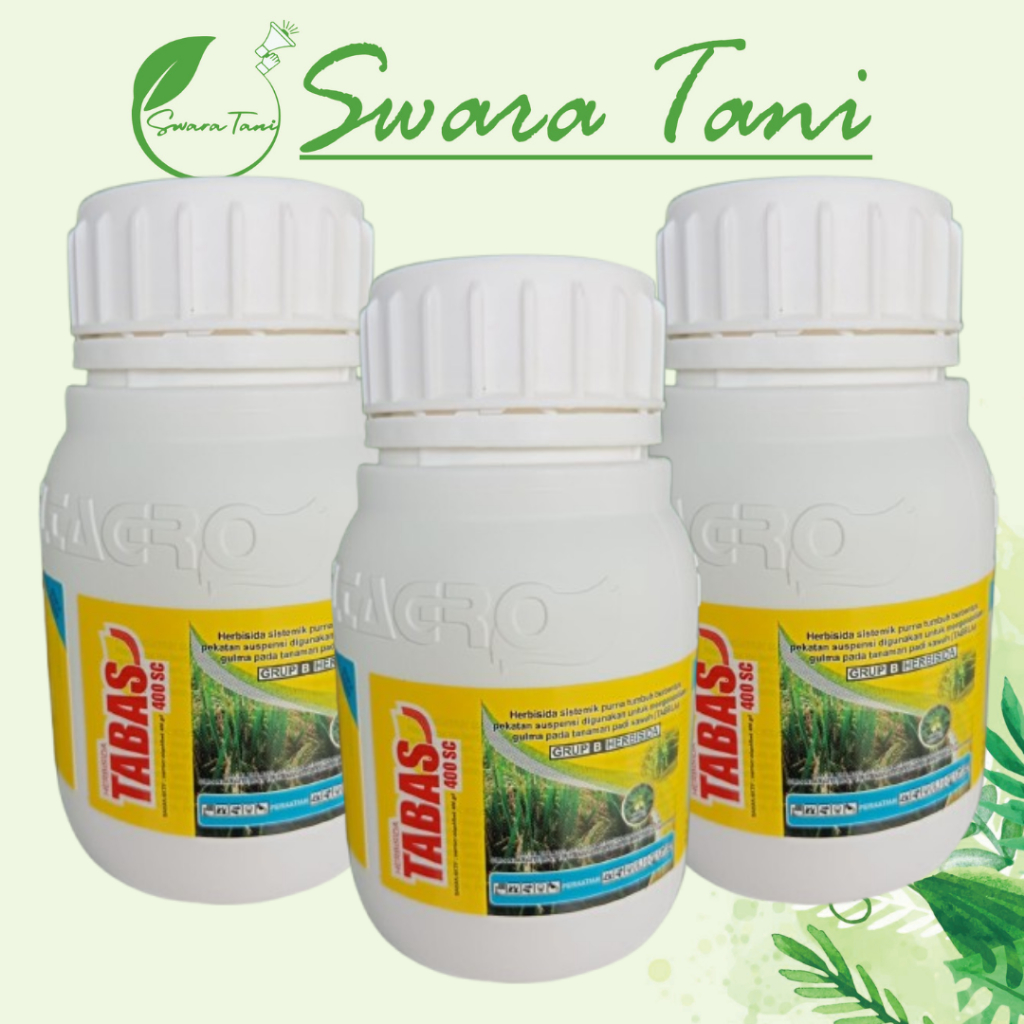 Jual Tabas 400Sc Herbisida Kemasan 100 ml Obat Pengendali Gulma Padi ...
