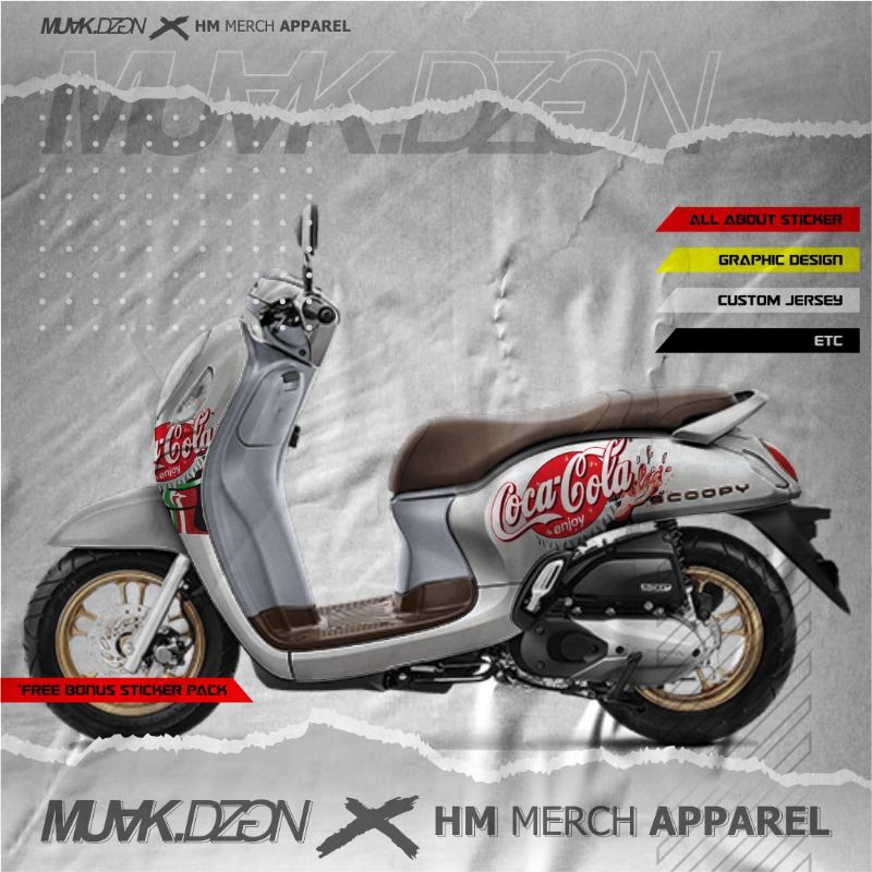 Jual Sticker Scoopy Tema Brand Custom By Request | Shopee Indonesia
