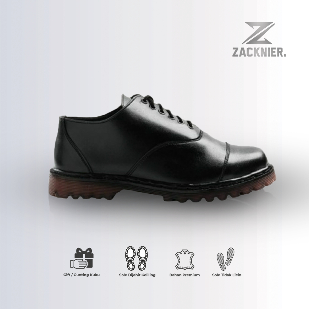 Jual Zacknier Saka Sepatu Pria Formal Casual Dockmart Tali Sepatu Kerja ...