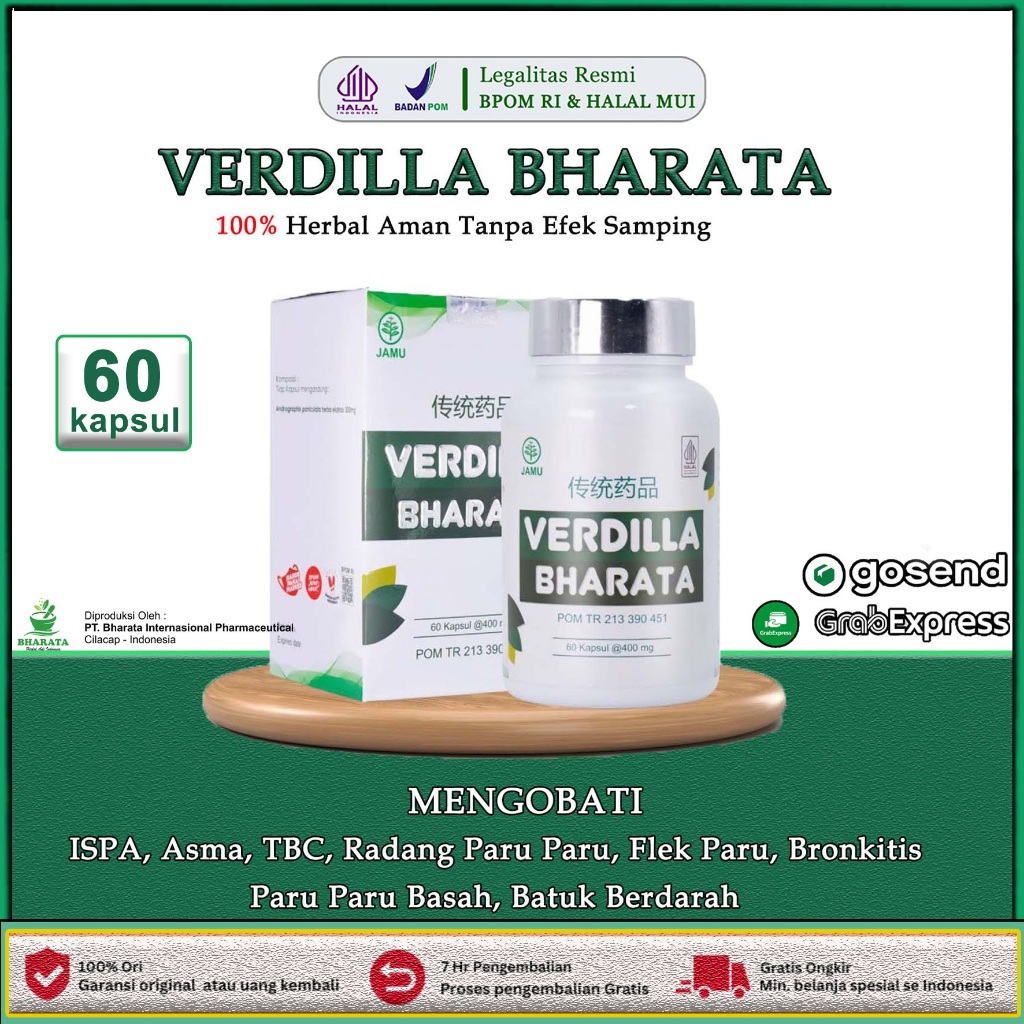 Jual Verdilla Bharata Obat Paru Paru TBC Asma Batuk Berdarah Infeksi ...