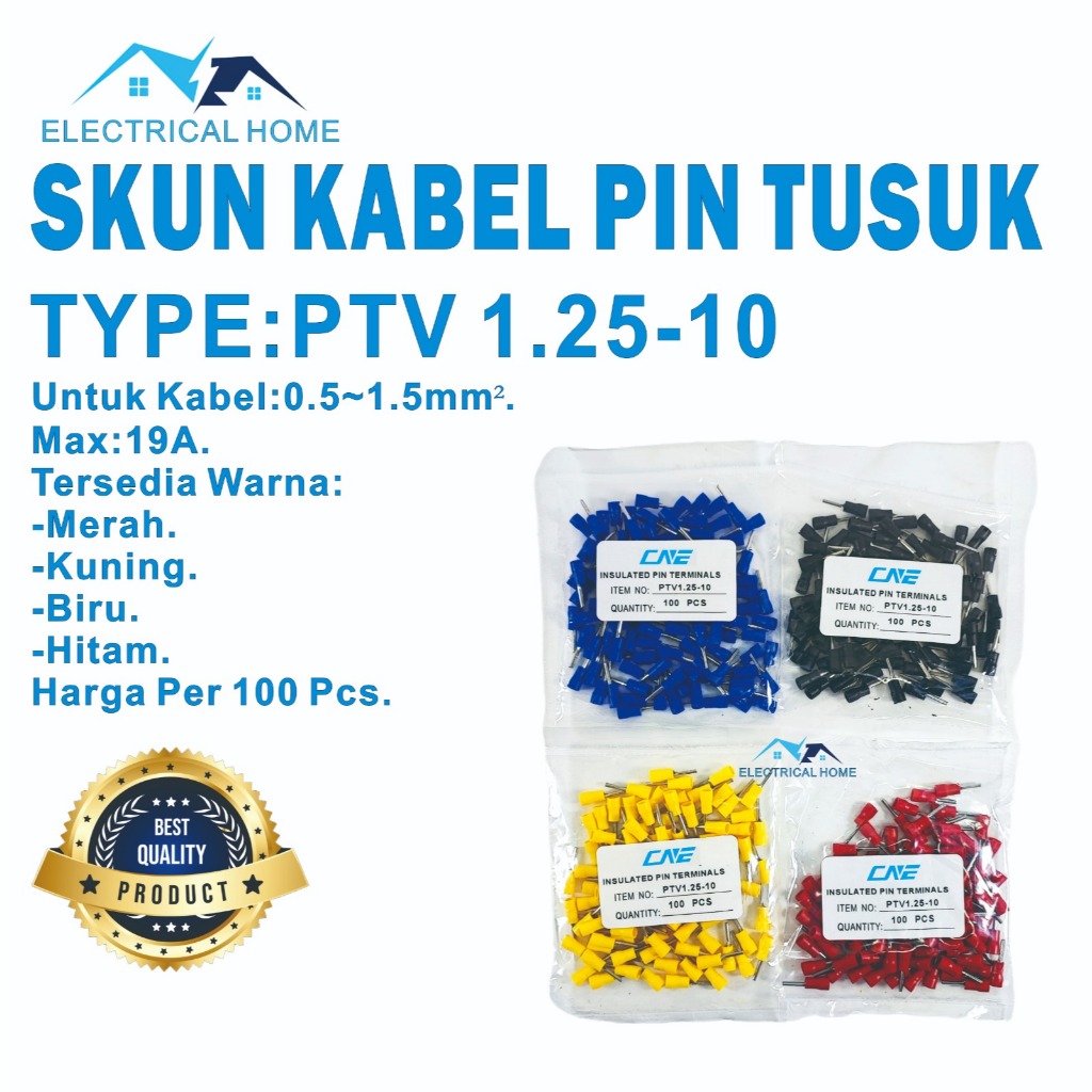 Jual SKUN KABEL PIN TUSUK PTV 1.25-10 | Shopee Indonesia