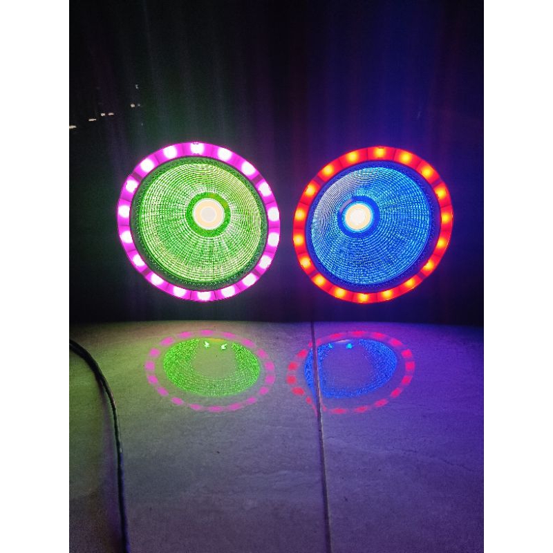 Jual minibrute 2x100W warmwhite + RGB ring led + RGB mix merk lumiere ...