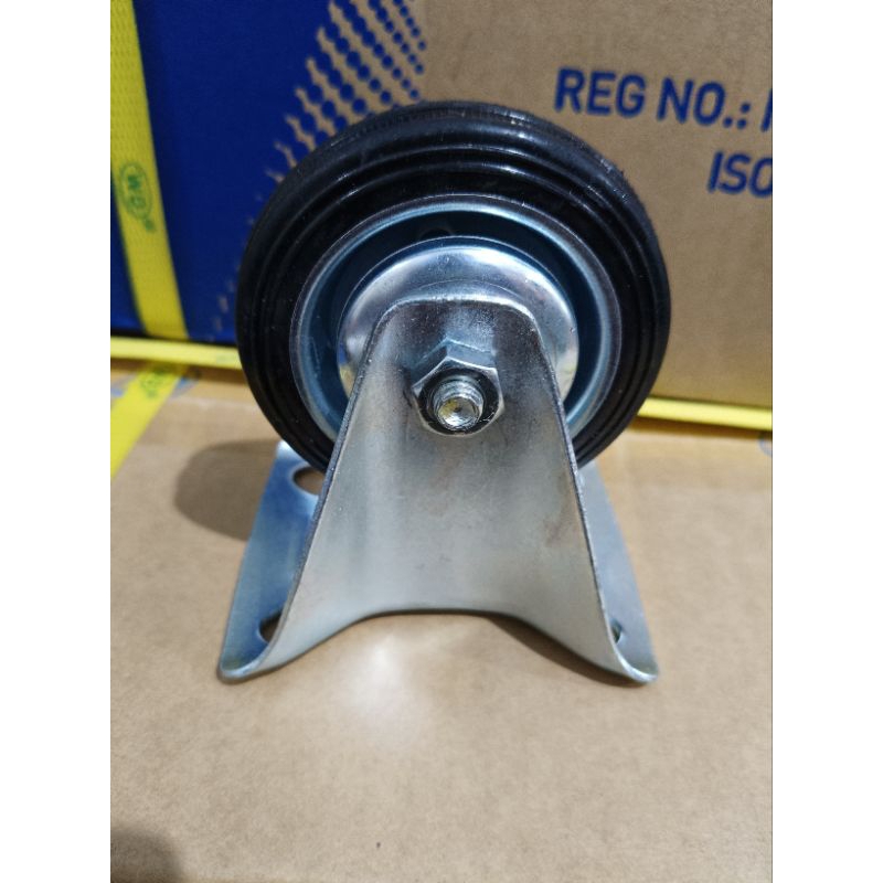 Jual roda karet 3 inchi mati harga satuan roda etalase roda roli ...