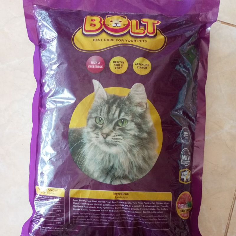 Jual pakan kucing bold 800 gram tuna flavor | Shopee Indonesia