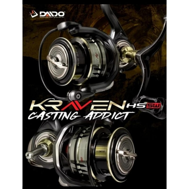 Jual REEL DAIDO KRAKEN HS | Shopee Indonesia