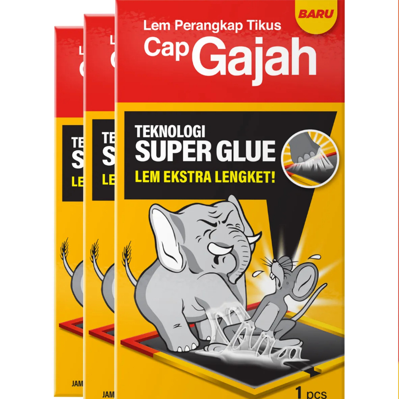 Jual LEM TIKUS CAP GAJAH-LEM PEMBASMI TIKUS | Shopee Indonesia